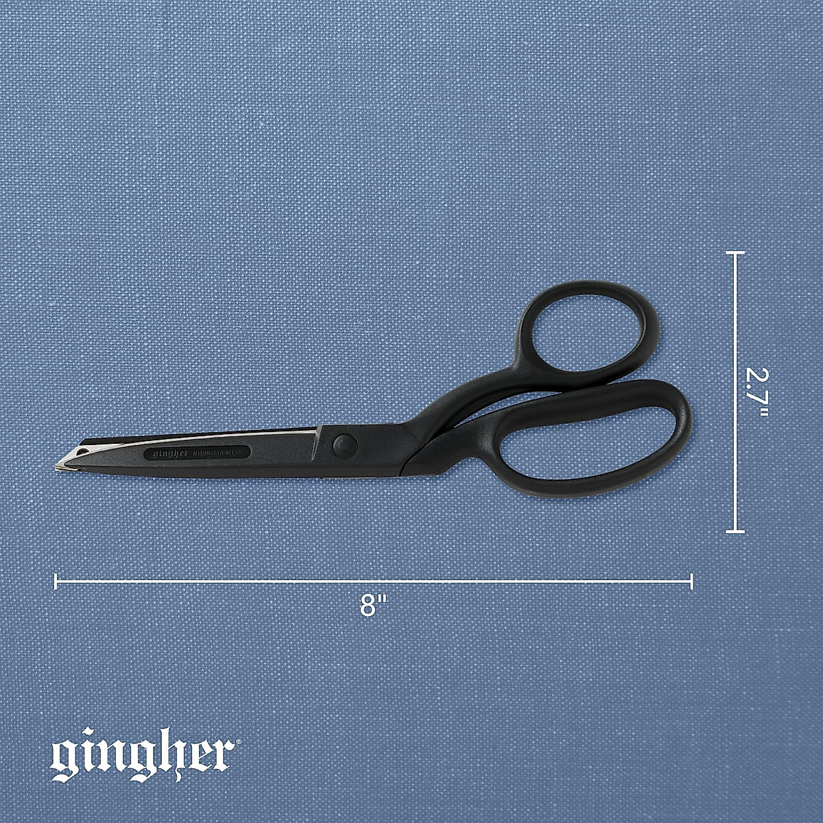 Gingher 8 Inch Featherweight Bent Handle Scissors