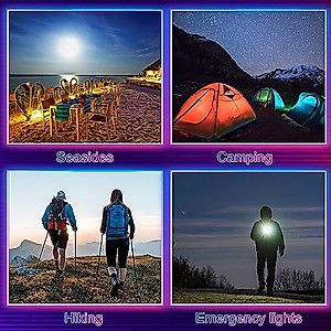 2PCS LED Strobe Baton Light Bright Rechargeable LED Light Club Signs for Bottle Service Reusable Nightclub Parties (Gold+Sliver)