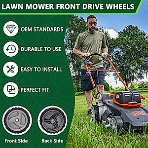 2 Pack Mower Front Drive Wheels for Craftsman Husqvarna 194231X460 401274X460 583719501 Wheel 8" X1-3/4