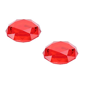 Thumb Grips Cover Professional Silicone Controller Thumb Stick Grip Joystick Button Cap Cover Universal Rocker Cap for PS3/PS4(red)