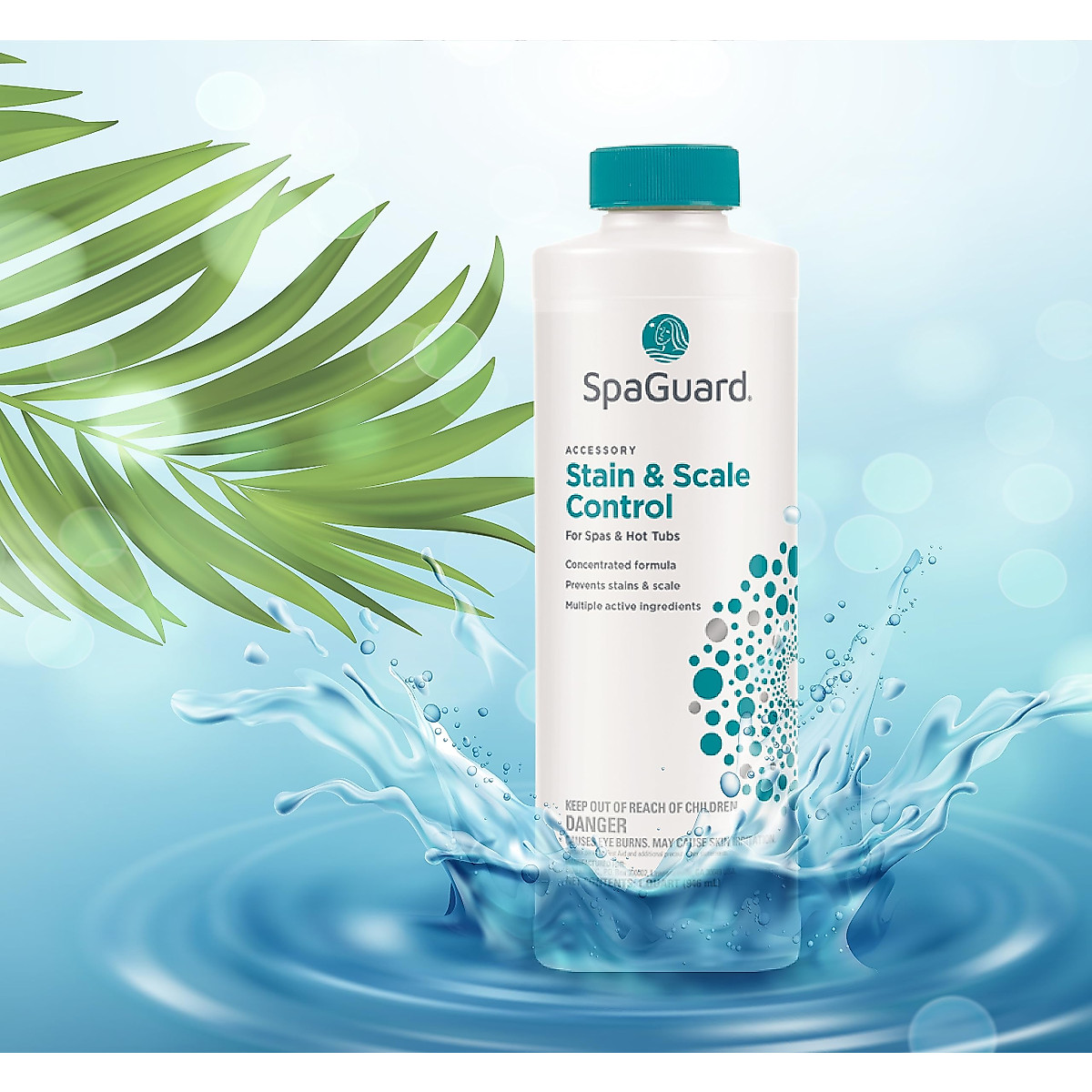 SpaGuard Hot Tub Stain and Scale Control 1 Quart with Digital Pool & Spa Care Ebook