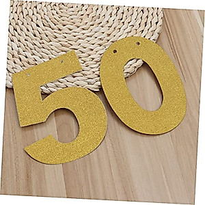 Abaodam 50 Happy First Birthday Banner Birthday Party Banners Merry Birthday Banner Happy Birthday Banner Birthday Hanging Garland Birthday Flags Banner Rings Bride Wedding