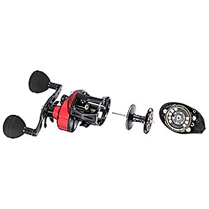 Abu Garcia Revo Toro Rocket LP Reell, Size 60LP Fishing Reel, Right Handle Position, Red