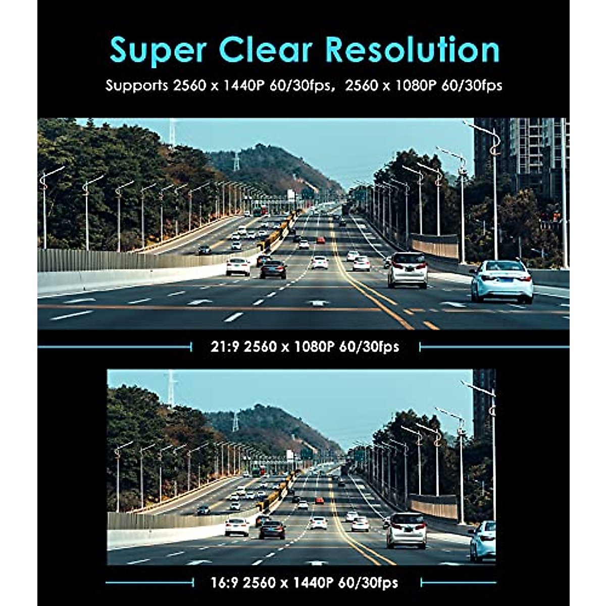 【Bundle: VIOFO A129 Plus Duo with GPS + Hardwire Cable】 VIOFO Dual Dash Cam, 2K 1440P 60fps+1080P 30fps Front and Rear Dash Camera with Wi-Fi GPS, Parking Mode, Super Capacitor (A129 Plus Duo)