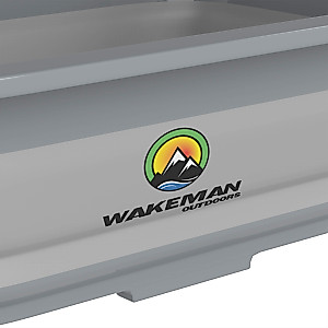 Collapsible Ice Bucket - 10-Liter Portable Outdoor Multi-Use Basin, Dish Tub, and Storage Basket for Camping and Tailgating by Wakeman (Gray)