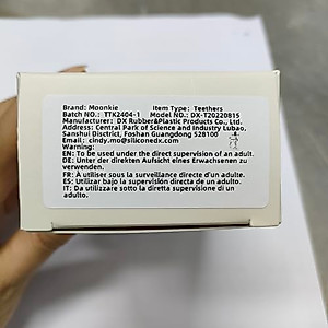 Moonkie Teething Toy, Safe & Easy to Hold BPA Free Silicone Teethers, 360° Baby Toothbrush with Suction Base, Teether Toys Best for Babies 6-12 Months (Koala Lunar Grey)