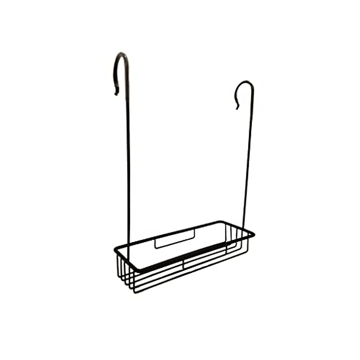 CSI Bathware Large Matte Black Universal Wire Accessory Tray for 1.25" OD Grab Bar