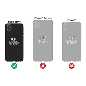 LifeProof NEXT SERIES Case for iPhone 11 Pro - BLACK CRYSTAL (CLEAR/BLACK)