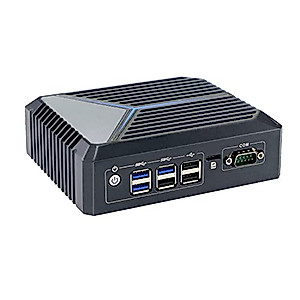 HUNSN Micro Firewall Appliance, Mini PC, VPN, Router PC, Intel Celeron J6412, RX13, AES-NI, SIM Slot, COM, 3 x 2.5GbE I225-V B3, HDMI, 2 x DP, TPM2.0, Barebone, NO RAM, NO Storage, NO System