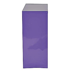 OSP Home Furnishings Metal Bookcase, Purple