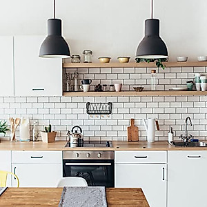 FOMIYES White Wall Decor Hanging Storage Rack Hole- Free Storage Shelf Hanging Clothes Storage Organizer Wardrobe Hanging Rack for Home Closet Wardrobe Use Black Key Hanger