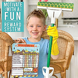 Construction Kids Chore Chart Magnetic, Reward Chart for Kids, Good Behavior Chart for Kids at Home, My Responsibility Chart for Kid, Magnetic Reward Chart for kids Behavior, Chore Chart for One Child