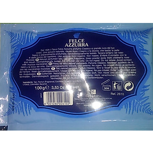 Paglieri: "Felce Azzurra" Refill Envelope, Classic Scent 3.53 Ounce (100gr) Packages (Pack of 12) [ Italian Import ]