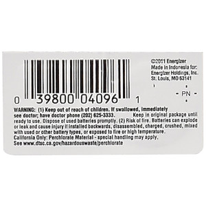 Energizer-Eveready 04096 - 3 Volt Lithium Button Cell Watch Battery (ECR1632BP (CR1632))
