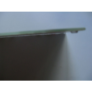 Direct2home 8x8 Bichon Frise Kitchen Counter Art Tempered Glass Cutting Board Surface Saver Bar Prep