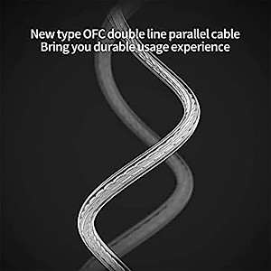 in Ear Monitor CCA CRA Ultra-Thin Diaphragm Dynamic Driver IEM Earphones Bass Earbuds with 2Pin Removable Cord,Compatible with iPhone Android,iPad MP3, Fits All 3.5mm Interface Devices(Silver)