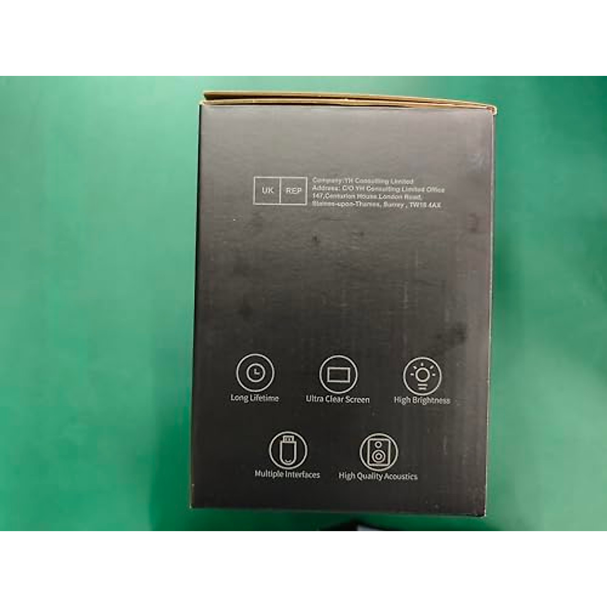 Mini Projector for iPhone, 5G WiFi Bluetooth Projector, 9000 Lumen 1080P Supported Portable Projector with ±15°/4P/4D Keystone & 50% Zoom, Outdoor Projector Compatible with Gaming/PC/TV Stick (Grey)