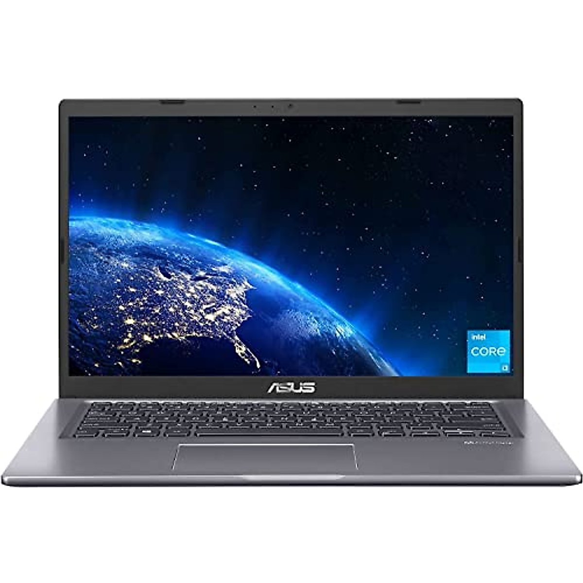 ASUS VivoBook Thin and Light Laptop 2022 | 14" FHD IPS Intel Core i3-1115G4 | 8GB DDR4 256GB NVMe SSD | Slate Grey HDMI USB-C Backlit Keyboard with FP Reader | Windows 11 Pro w/TLG 32GB USB
