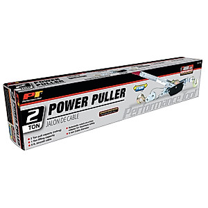 Performance Tool 50-100 Dual Gear Power Puller - 2 Ton Capacity Winch With 6' aircraft cable