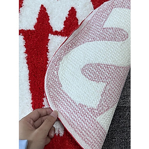 EXIGENT Sneaker Rug Area Carpet Basketball Ultra Soft Anti-Slip Floor Door Mat Birthday Christmas (Rug_B)