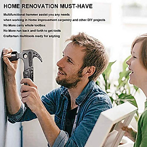 Gifts for Him Boyfriend Husband,Multitool Hammer Camping Accessories Survival Gear and Equipment,Camping Gear Hunting Hiking Fishing,Mens Gift Ideas for Him Men Dad Gifts