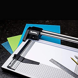 Rotatrim Pro 18 Inch Cut Professional Paper Cutter/Trimmer Precision Rotary Trimmer with Self-Sharpening Precision Steel Blades & Twin Stainless Steel Guide Rails (RCPRO18i)