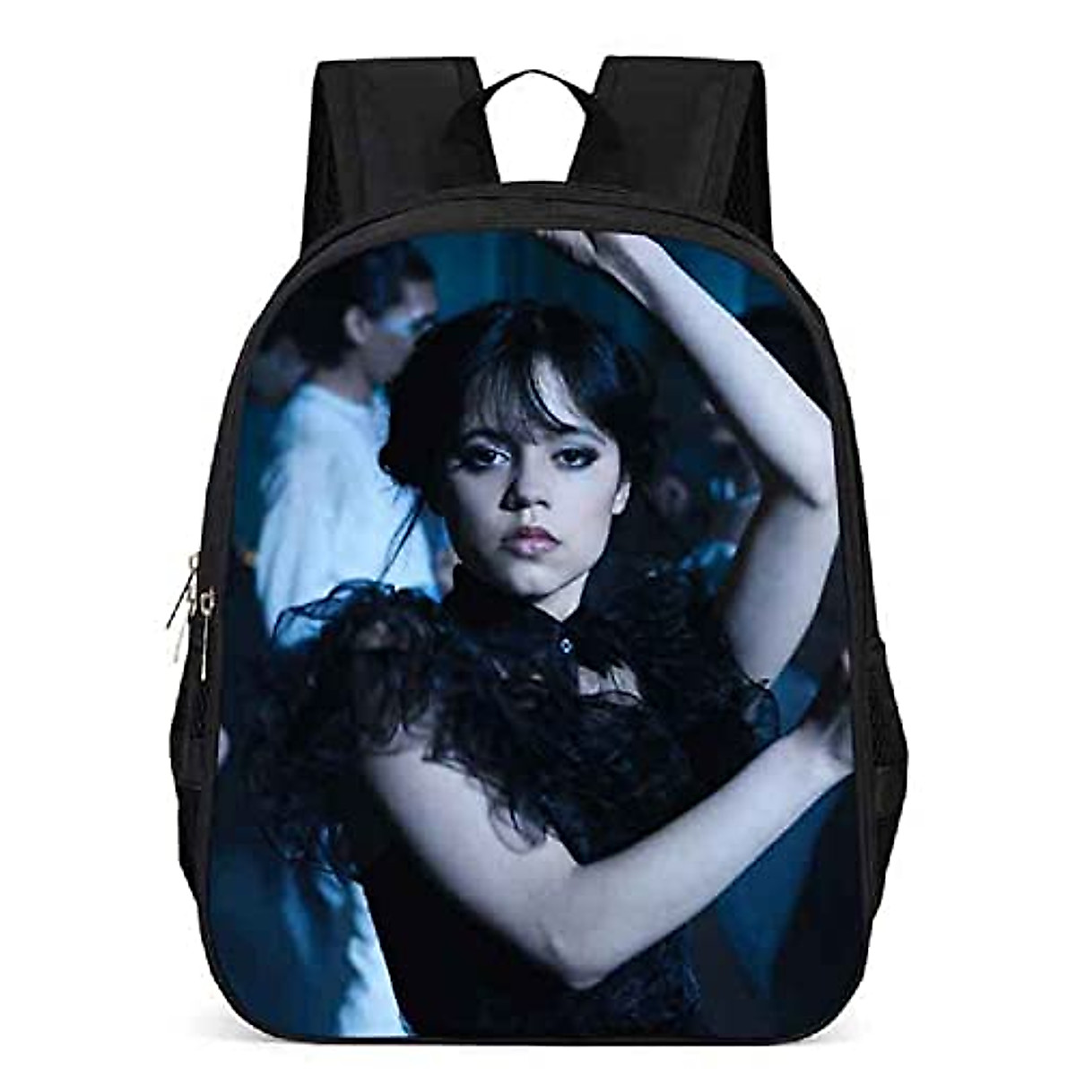 Iuene Teenage Primary School Student Wednesday Addams Shoulder Bag High-Capacity School Backpack Bag Bookbag Sports Bag (Color-6, One Size)