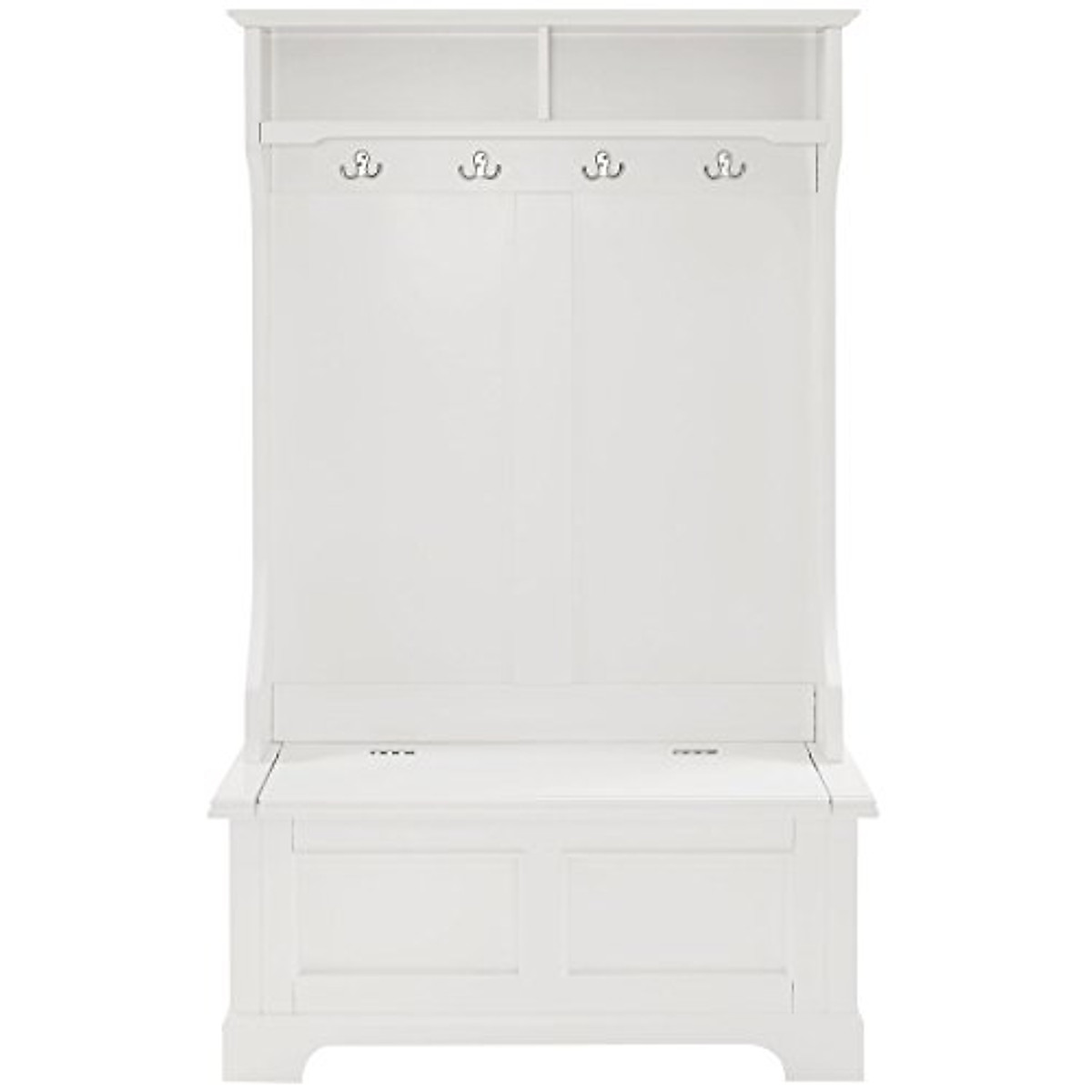 Crosley Furniture Campbell Hall Tree - White