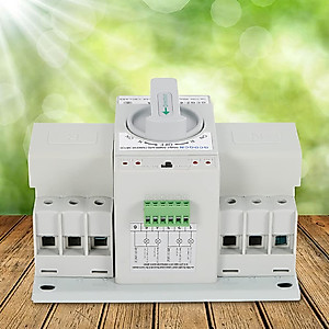 Dual Power Automatic Transfer Switches Self Cast Conversion Switch Generator Changeover Switch 110V (3P 63A)