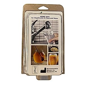Green Piece® Home Instant Test for Glyphosate (5 Tests) Easy to Use Strips Fast and Accurate Home Water Test Kit for Water and Food (Corn, Wheat, Beer, Honey, Cereals, Whole Oats, Soybeans, Soil etc.)
