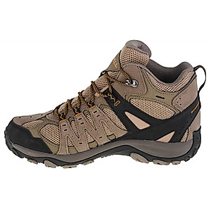 Merrell Men's J037141W Accentor 3 Mid Wp Hiking Shoe, Pecan, 8.5 W