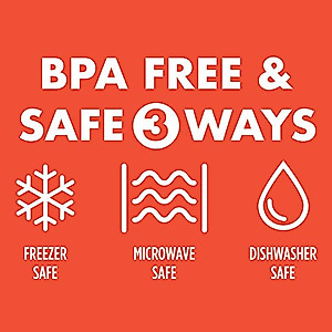 LocknLock Easy Essentials Food Storage lids/Airtight containers, BPA Free, Butter-25 oz, Clear