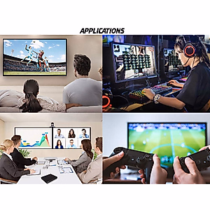 HornetTek HDMI Video Capture Device / Video Game Recorder USB 3.0 1080P 60 FPS Video & Audio Grabber -Zoom Compatible- for VLC, Use Only v2.2.6 or Older Versions