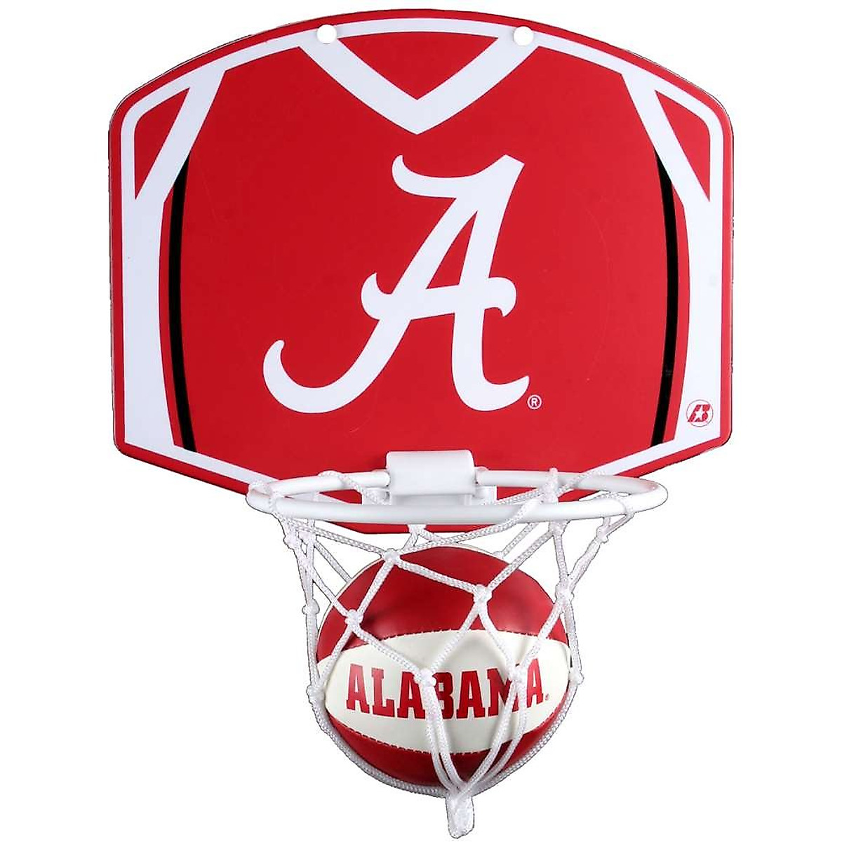 Baden BBM-2480A-P24 Alabama Crimson Tide Mini Hoop and Ball Set