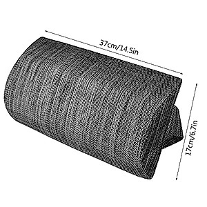 FEBUD Recliner Headrest Pillow Head Cushion, Soft Lounger Pillows, Removable Headrest Cushion, Outdoor Chaise Lounge Head Pillow, for Chairs Recliners Armchairs, 37X17cm