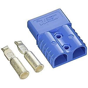 Install Bay SB120 Large Gauge Anderson Connectors 4 Gauge Blue, Each