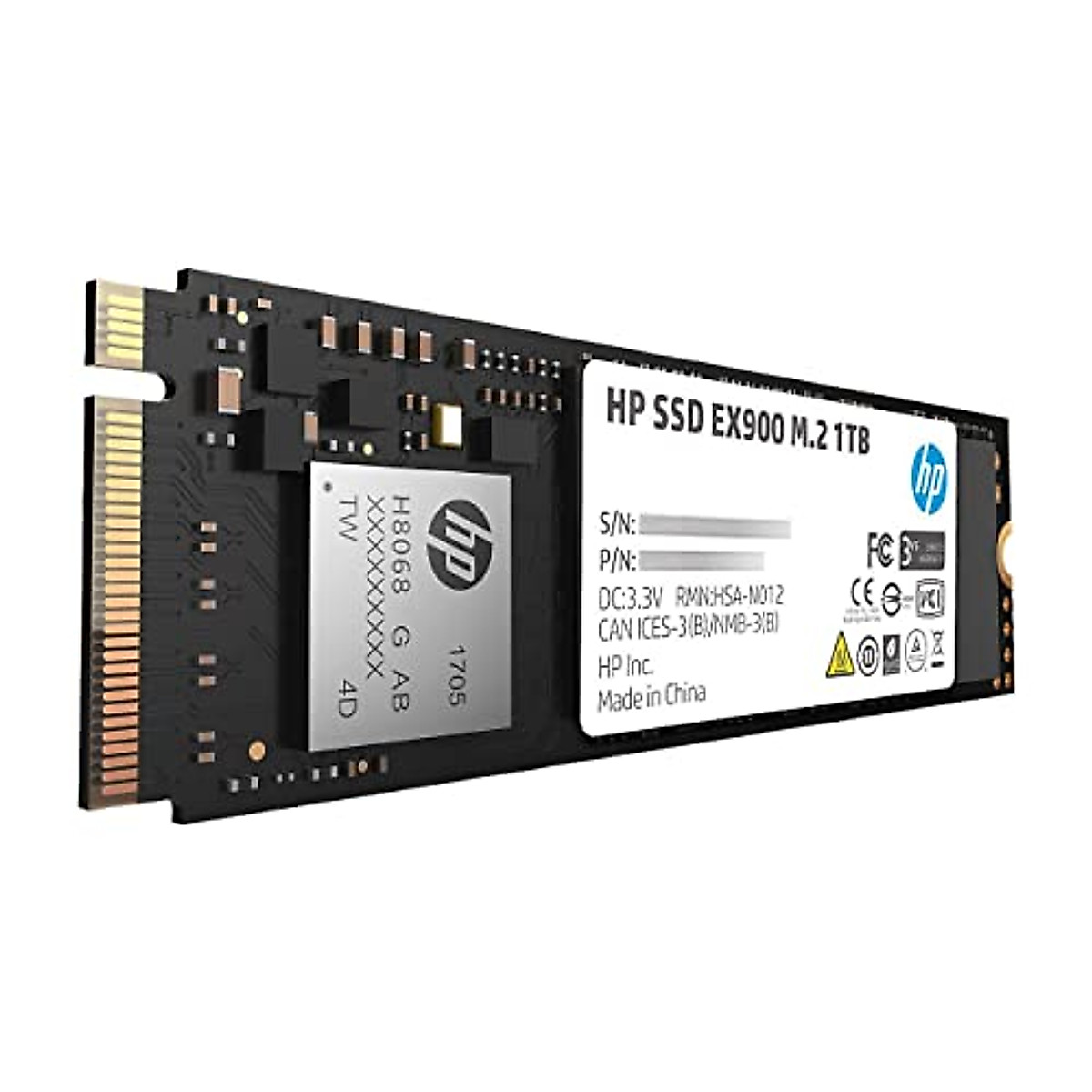 HP EX900 M.2 2280 1TB PCI-Express 3.0 x4 3D TLC Internal Solid State Drive (SSD) 5XM46AA#ABC