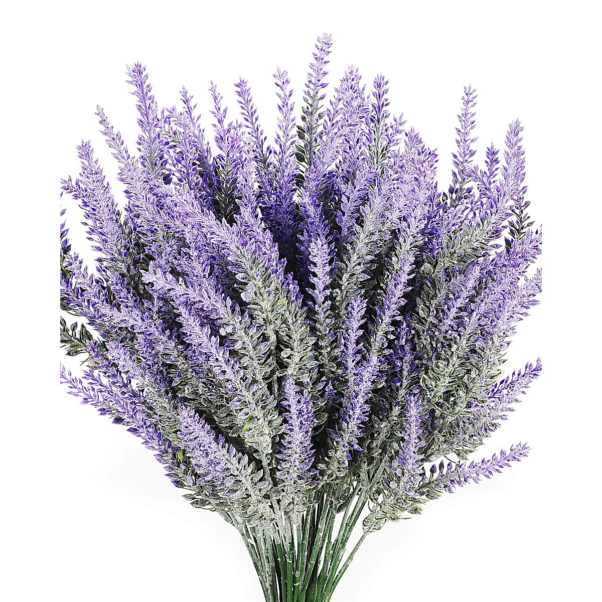 Luyue 8 Pack Artificial Lavender Flowers Bouquet Fake Lavender Plant Bundle for Wedding Home Decor Garden Patio Decoration