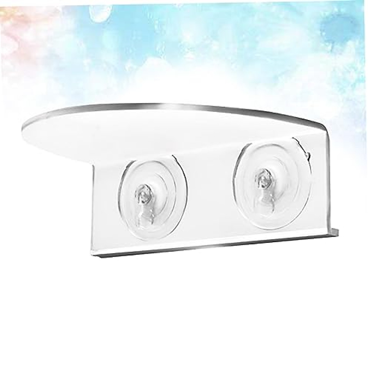 GANAZONO 3pcs window shelf for plants indoor wall mounted shelf indoor plant rack wall shelving wall organizer Shelf Suction Cup Holder Flower Holder Wall Mounted Pot Saver flower stand