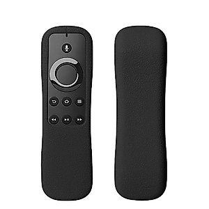 Ueohitsct Silicone Remote Control Case Protective Cover Fit for Amazon Fire TV Stick with Alexa Voice Remote Control