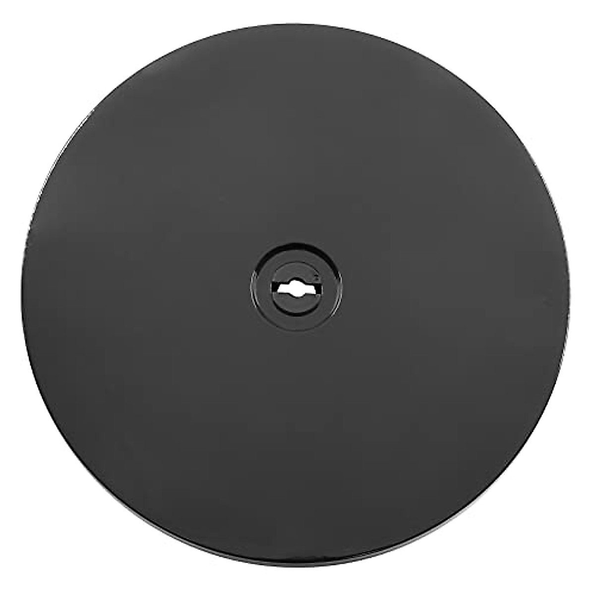 Zorveiio 8” Black Acrylic Turntable Organizer, Rotating Organizer Swivel Plate for Bathroom Kitchen Cabinet Table Spice Rack Cake Pantry