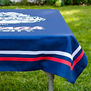 College Flags & Banners Co. Gonzaga Bulldogs Logo Tablecloth or Table Overlay