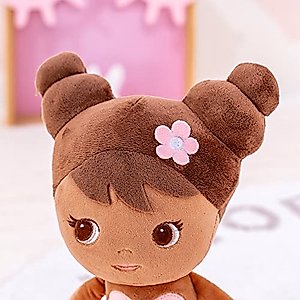 Lazada African American Baby Dolls Gifts Soft Plush Girl Toys Brown Skin 16"