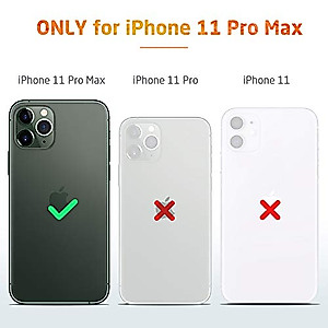 ESR Air Armor Case for iPhone 11 Pro Max Case, [Shock-Absorbing] [Scratch-Resistant] [Military Grade Protection] Hard PC + Flexible TPU Frame, for The iPhone 11 Pro Max (2019 Release), Clear