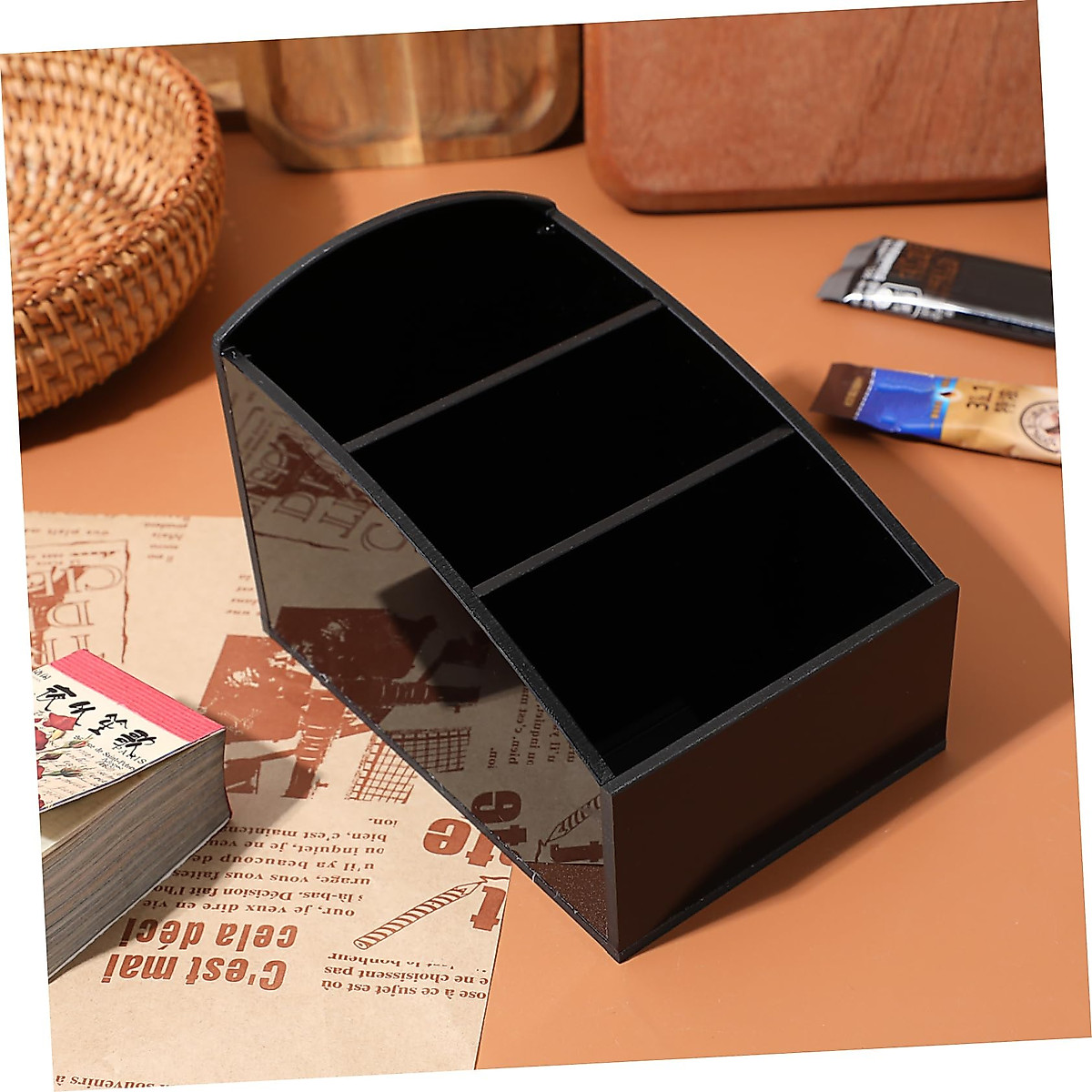 SHERCHPRY Box Coffee Pod Storage Box Coffee Bar Accessories Coffee Capsules Rack Tea Organizer for Tea Bag Storage Café Tea Storage Chests Drink Cafetiere Office Acrylic Jewelry Spice Rack