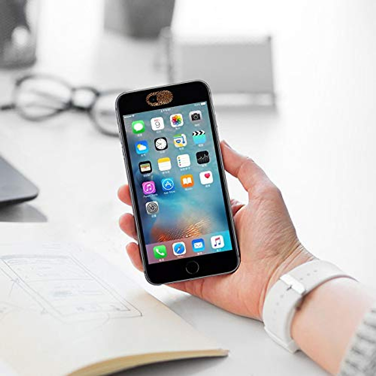 MEGREZ Webcam Cover Camera Cover Slide, Ultra Thin Laptop Privacy Protection Camera Cover Slide 3 Pack,Compatible with MacBook Pro/Air Laptop, Computer, Smartphone, Tablets, Leopard Series