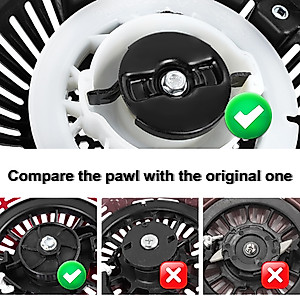 Recoil Starter Assembly Compatible with HL252300 Pressure Washer 099980425056