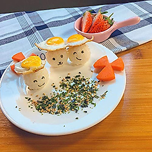 Rice Ball Mould Shaker Onigiri Mold Ball Shaped Kitchen Tools Shakers for Shake DIY Lunch with a Mini Rice Paddle (Blue)