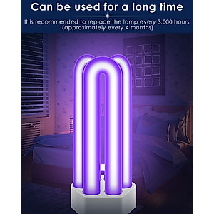 PACETAP 3 Pack 43050 26W 3U Replacement Bulbs Compatible with DynaTrap DT1750 DT1775, 3/4 Acre and 1 Acre Replacement Bulb, Indoor Outdoor U Shape Replacement Bulbs Light