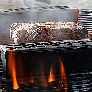 Padyrytu Grill Humidifier,Smoker Box Cold, Smoke Generator Steel, Barbecue Tube Grill Humidifier Mesh Pellet Tool